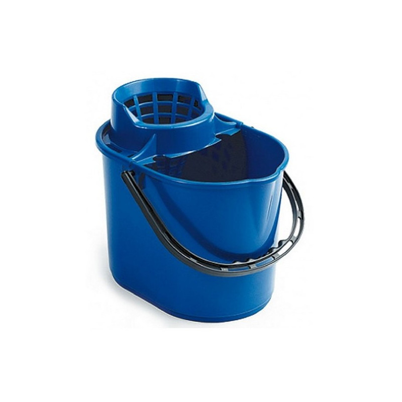Seau PLUTO 12L avec essoreur bleu Dimensions : L 35 l 23 H 30 cm.